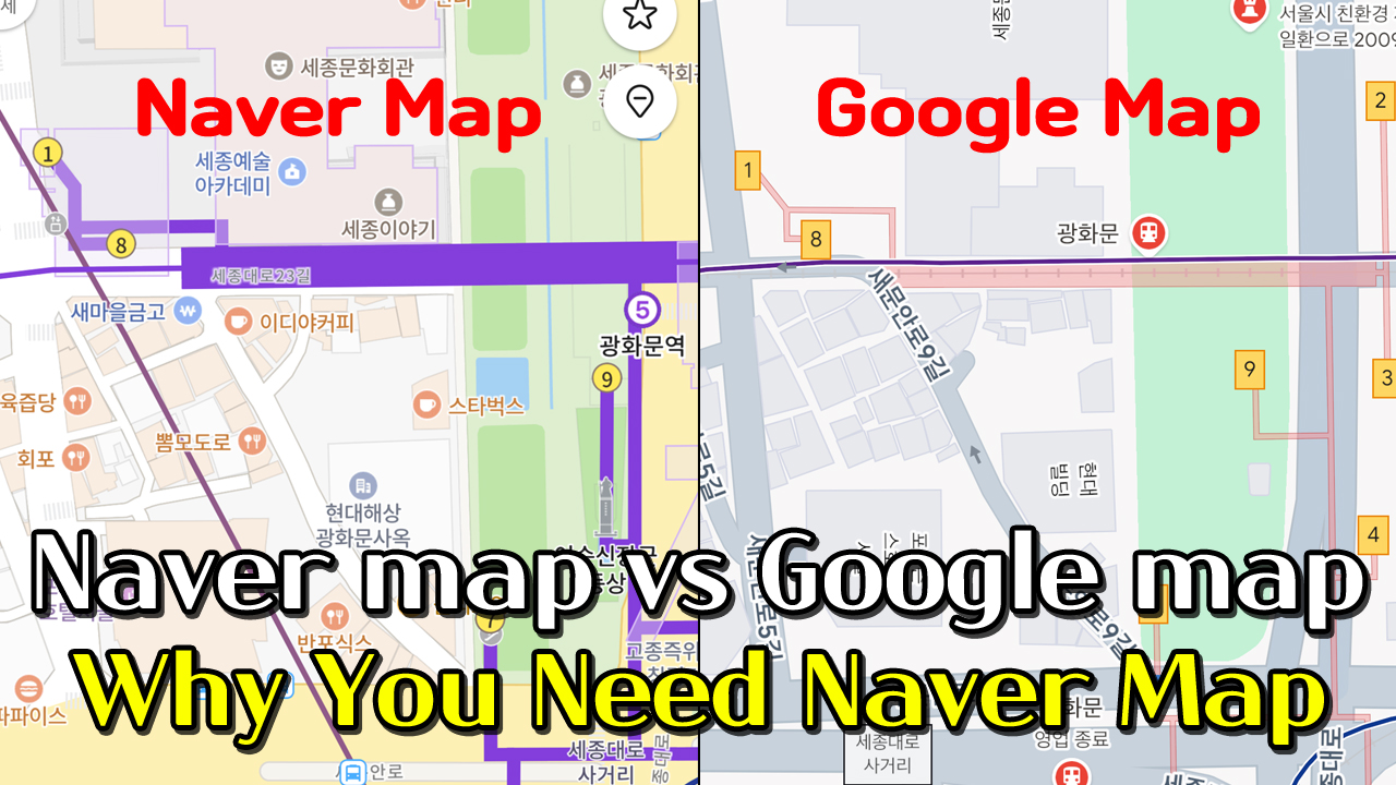 Why Google Maps Fails in Korea & Why You Need Naver Map